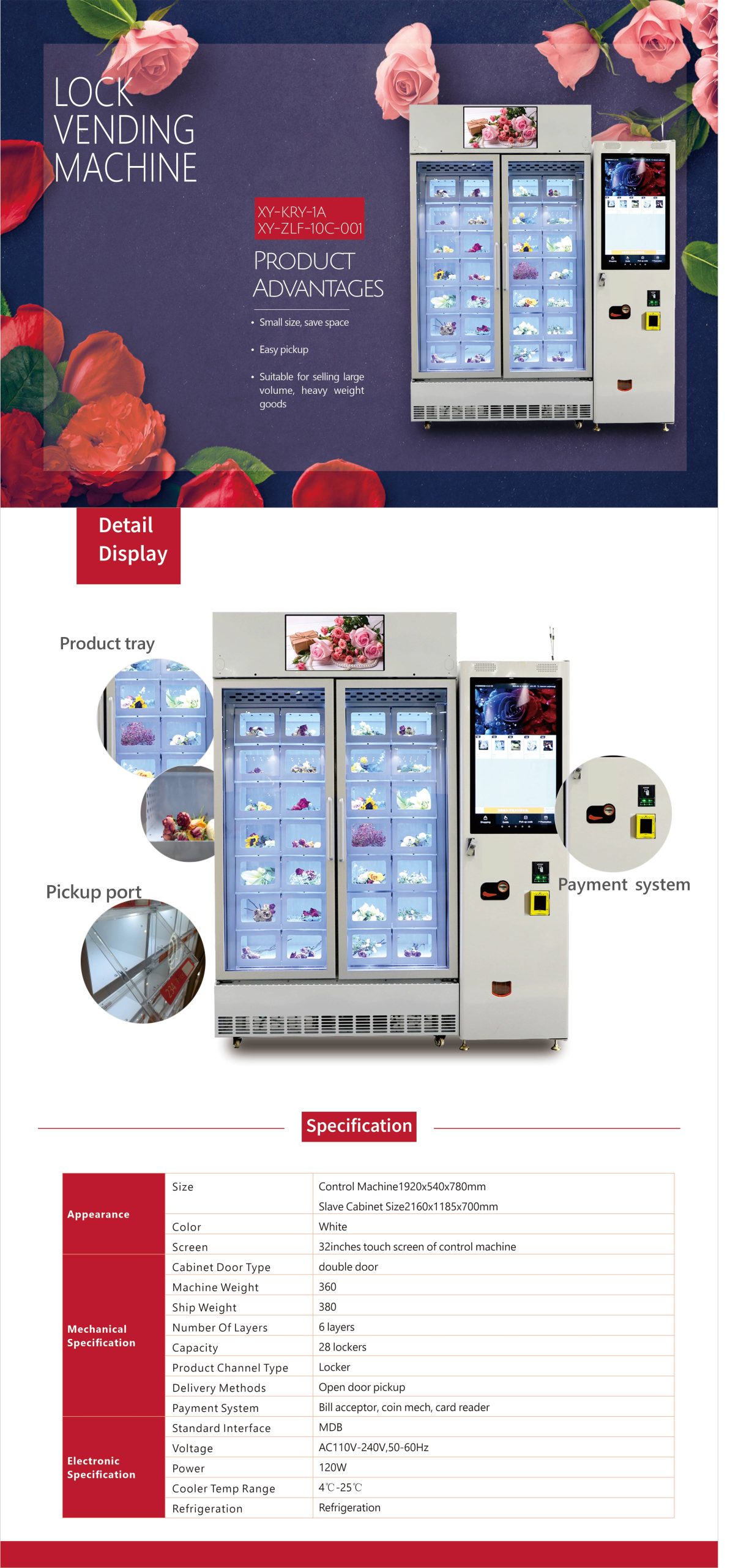 Flower Vending Machine – XY Vending